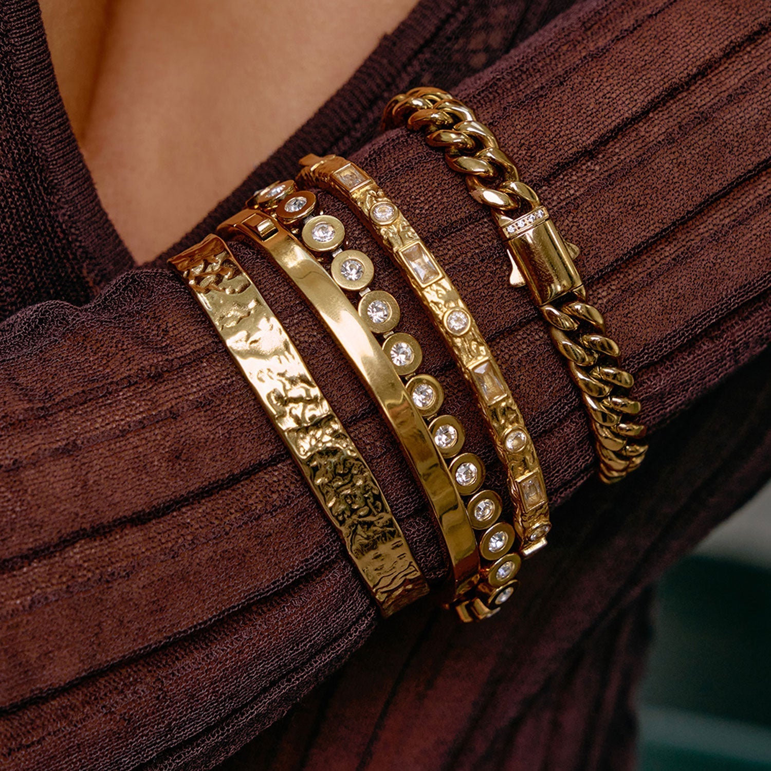 Gold Bracelets – Arms Of Eve